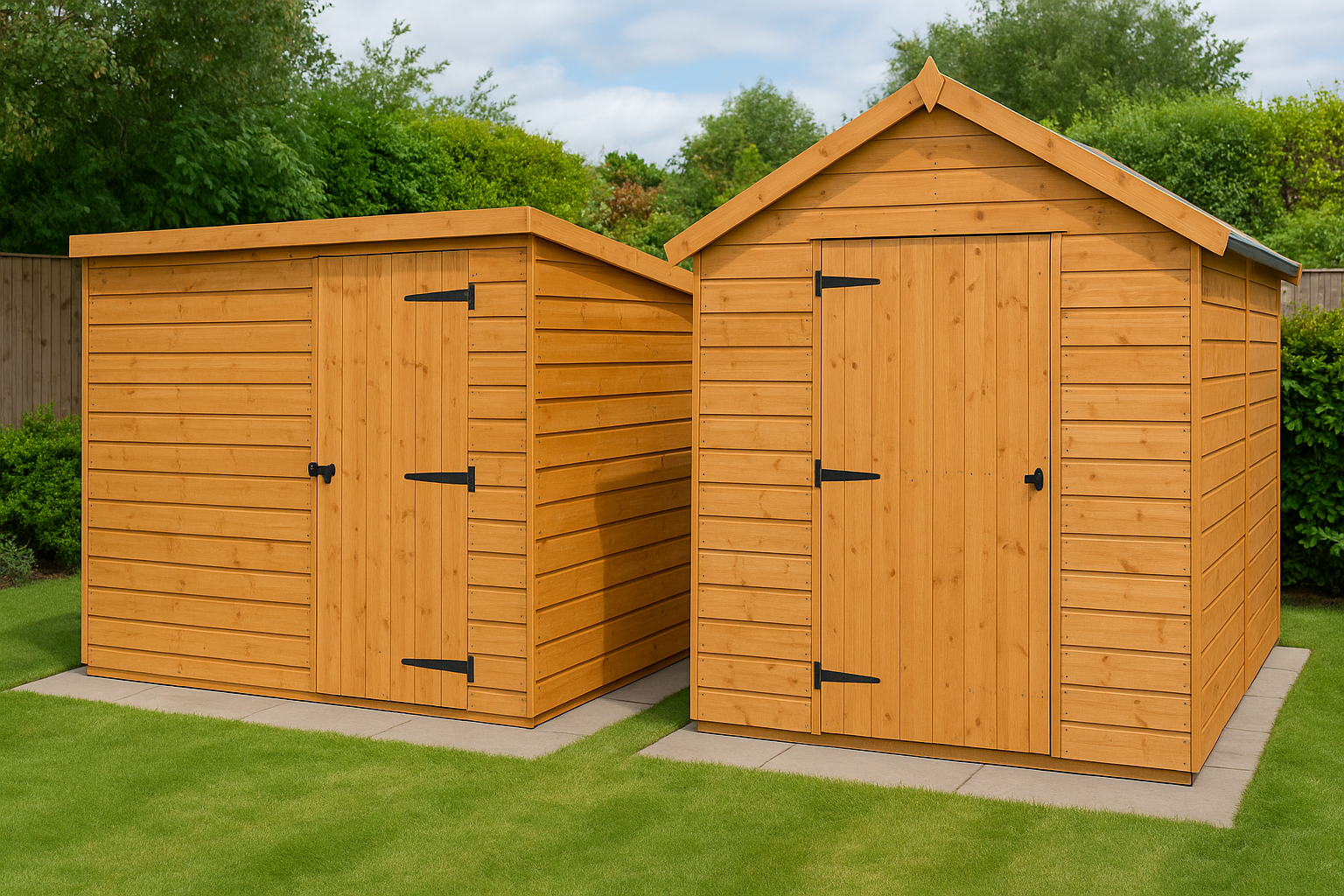 Apex Sheds vs Pent Sheds: Making the Right Choice for Your Garden